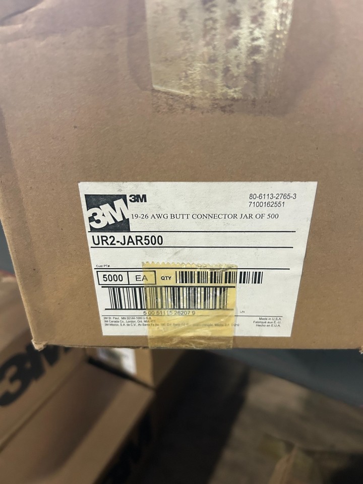 3M Scotchlok Connector UR2 26-19 AWG 5,000 PCS Brand New in Master ...