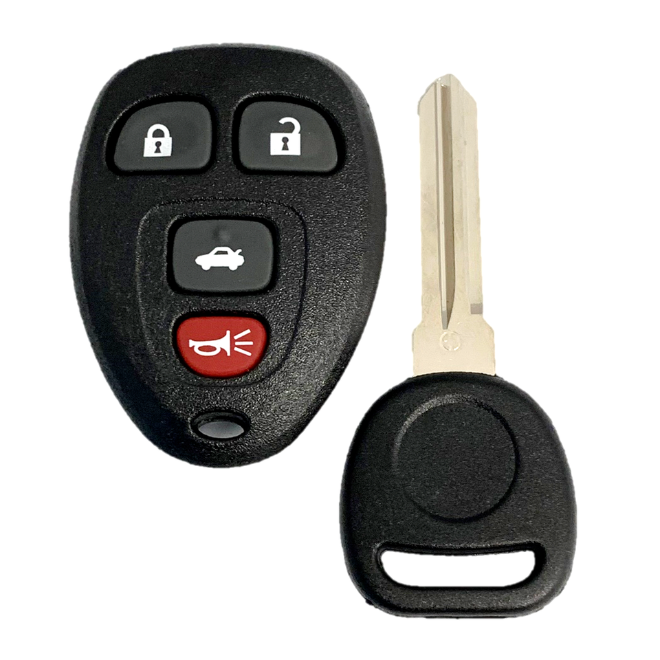 OEM Electronics Keyless Remote Fob + Chip Key 4 Button KOBGT04A ...