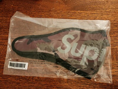 Supreme Camo Facemask Windstopper Ski Mask Logo New Camoflauge Green ...