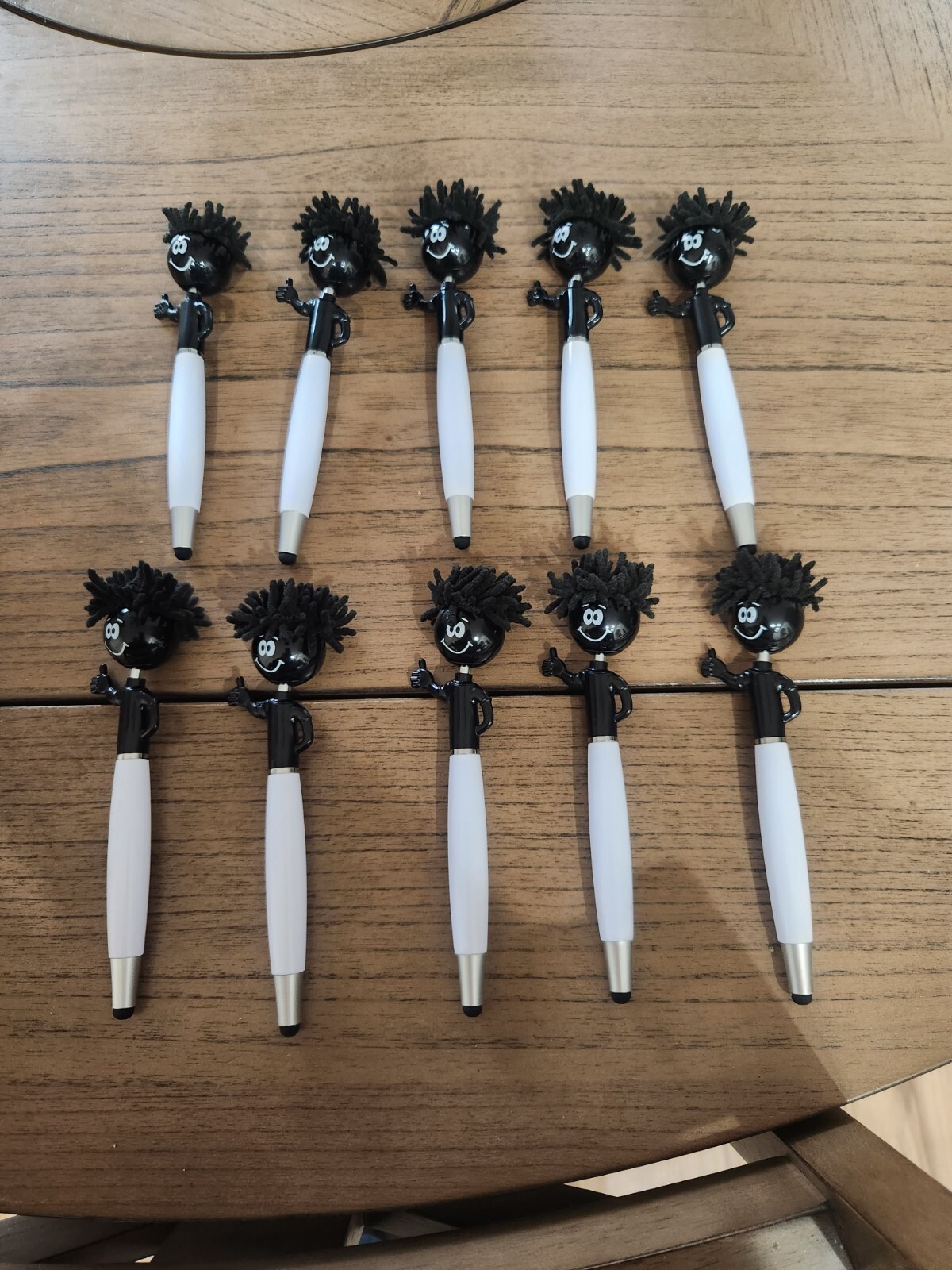 10 Pc Techie Tom Theo 3-in-1 Stylus Pen Touch Screen Duster Mop Topper ...