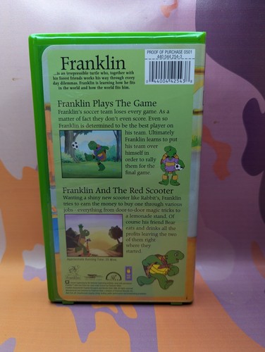 Franklin Plays the Game (VHS, 1999, Clam Shell Version Closed Captioned ...