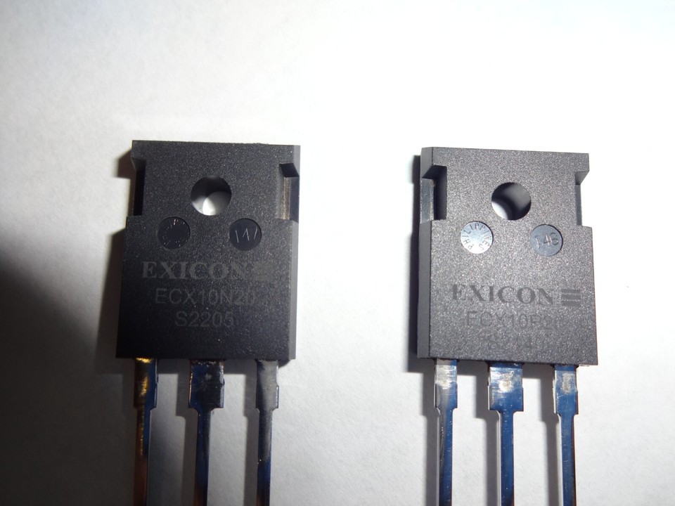 2SK1058 2SJ162 VIA ECX10N20 ECX10P20 EXICON SET | eBay