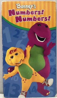 Barney & Friends Numbers Numbers VHS Video | Grelly USA