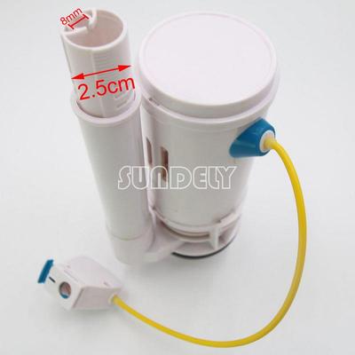Toilet Push Button Adjustable Dual Flush Cistern Syphon Drop Valve ...
