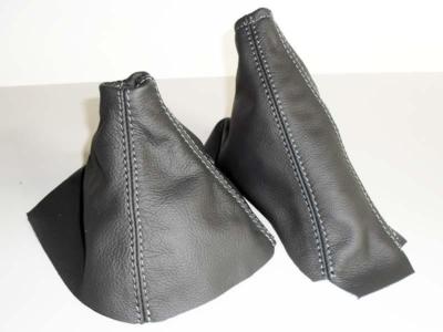 Opel Astra H Gear Shift and Handbrake Leather Anthracite Boot | eBay UK