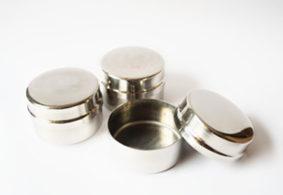 3pcs Dental Stainless steel box Holder Case for Medical Cotton Ball ...