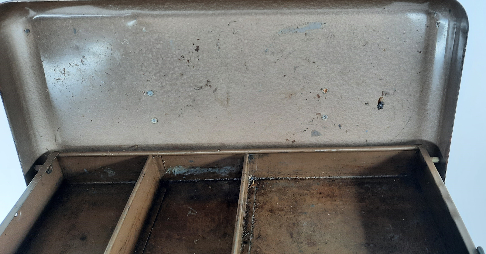 Simonsen Tool Box 14x8 Inches Vintage Brown Mechanic Aircraft Military ...