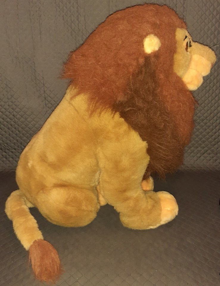 Official Disney Simba Mufasa JUMBO 28" The Lion King Stuffed Plush Toy ...