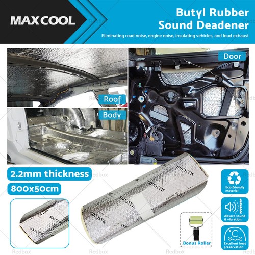8mx50cm Butyl Rubber Sound Deadener Roll 2.2mm Thick Sound & Vibration ...