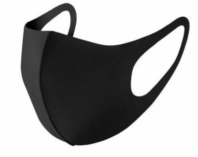 Black Unisex Face Mask Reusable Washable Cover Masks Fashion Cloth USA ...