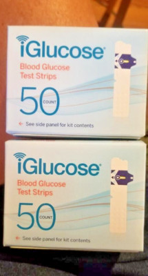 iGlucose Blood Glucose test strips Exp. 11/2024 --100count Plus ...