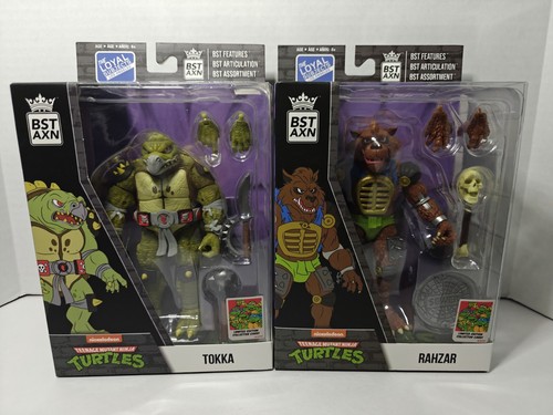 Loyal Subjects BST AXN TMNT Cartoon Tokka & Rahzar 5" Action Figure ...
