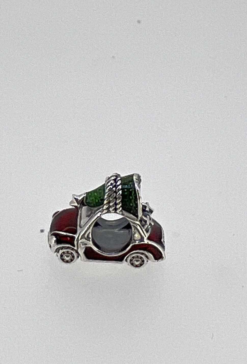 Authentic Pandora #792358C01 Festive Car & Christmas Tree Charm | eBay