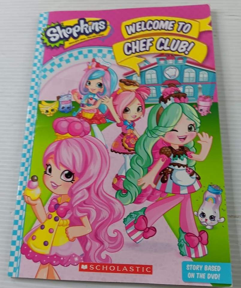 Shopkin paperback book bundle x 4 books - collectors guide, chef club ...