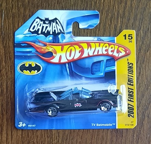 HOT WHEELS #015 TV BATMOBILE 2007 FIRST EDITIONS NEW UNOPENED | eBay ...