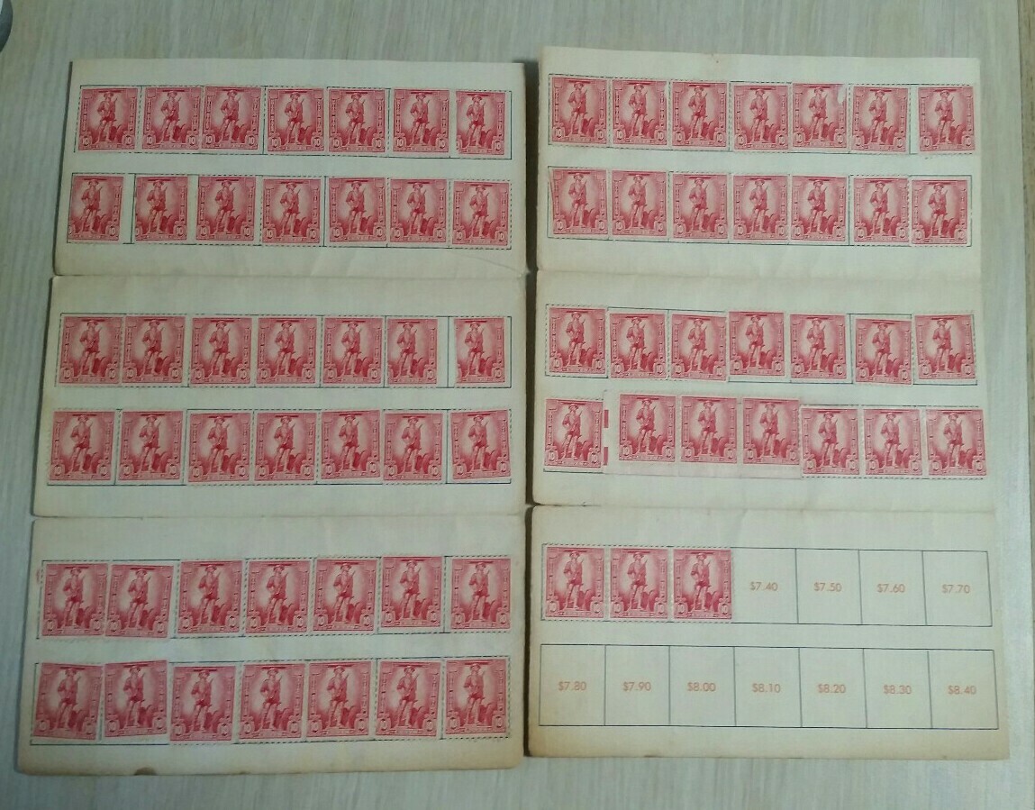 1954 USA Savings Stamps Lot of 73 10 Cent Stamps with Official Album | eBay