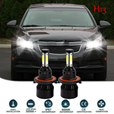 For Chevy Cruze 2011 2012 2013 2014 2015 LED Headlight Bulbs Combo Hi ...