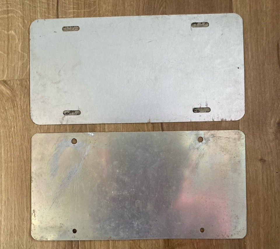 Lot 2 Vintage Roadway Trucking Booster License Plate Semi Truck Freight ...