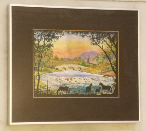 Framed 12" x 10.25" Dufex Scenic Foil Wall Art Print | eBay