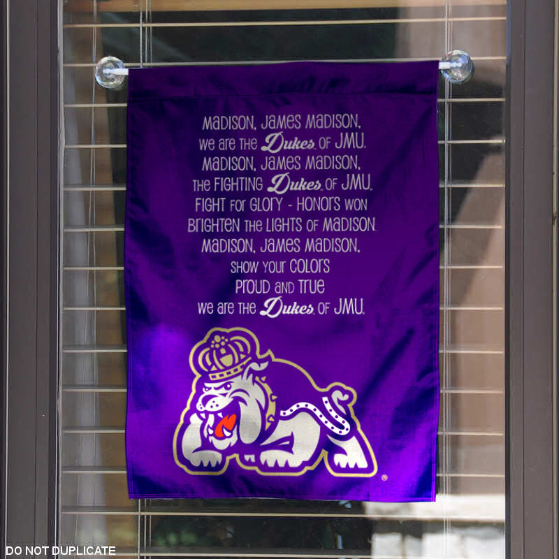 JMU Dukes Fight Song Lyrics Garden Flag and Yard Banner | eBay