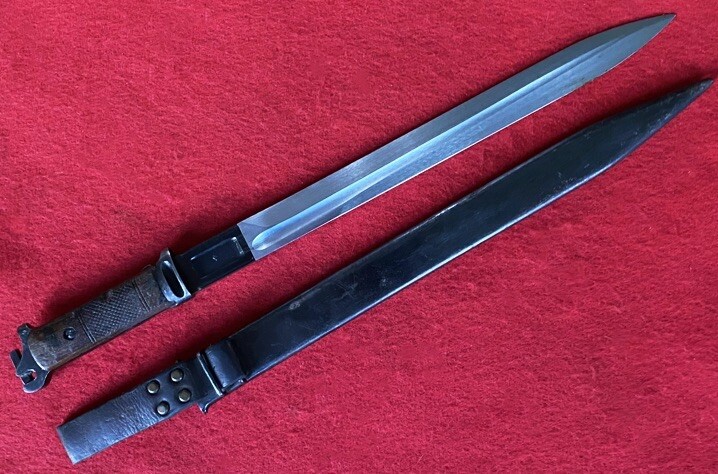 Superb Ultra Rare WW2 Russian Soviet AVS-36 Rifle Bayonet & Scabbard | eBay