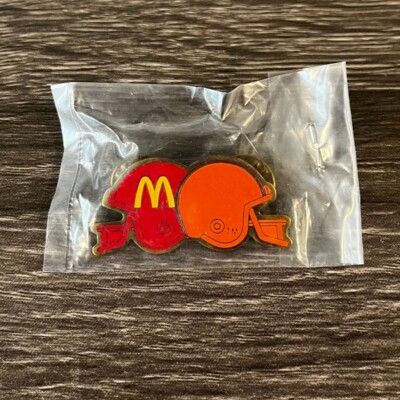 Vintage 1980s McDonalds NFL Cleveland Browns Pin Authentic Brand New ...