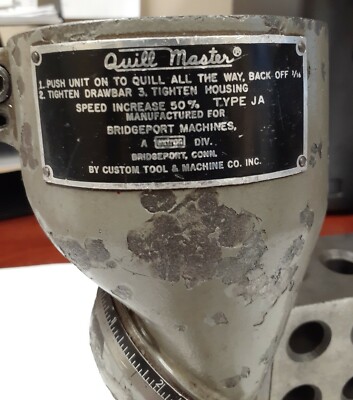 Milling - Bridgeport Quillmaster
