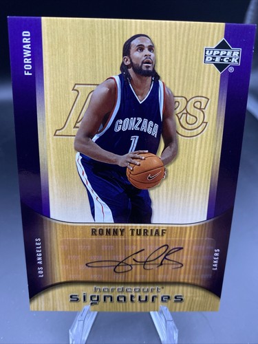 Ronny Turiaf 2005-06 Upper Deck Hardcourt Signatures Rookie Auto Lakers ...