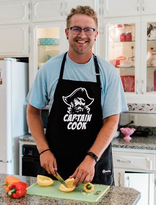 Captain Cook Pirate Apron, Cooking BBQ Funny Apron Gift for Dad by ...