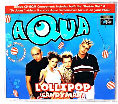 Aqua – Lollipop (Candyman) Single CD Sent in new case | eBay