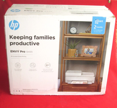 HP Envy Pro 6455 Wireless All-in-One Printer - White (5SE45A ...
