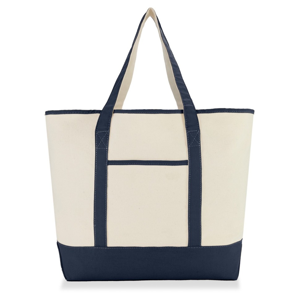 22" Extra Large Open Top Shopping Tote Grocery Bag with Outer Pocket | eBay