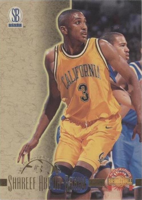 1996-97 Score Board Autographed Basketball - Shareef Abdur-Rahim #3 (RC ...