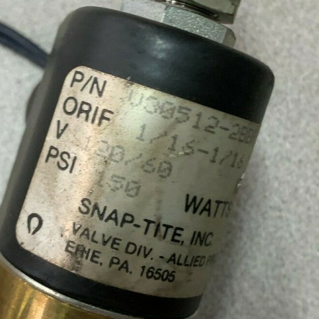 USED SNAP-TITE VALVE V30512-2BBRVSV | eBay