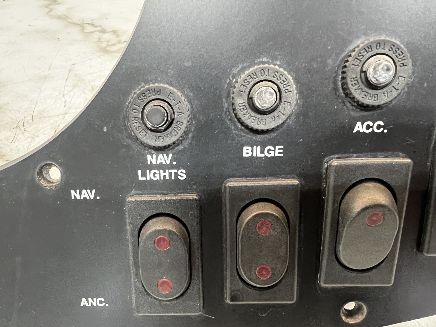 91 Baja Bandit 223 Boat dash panel control board switch switches | eBay ...