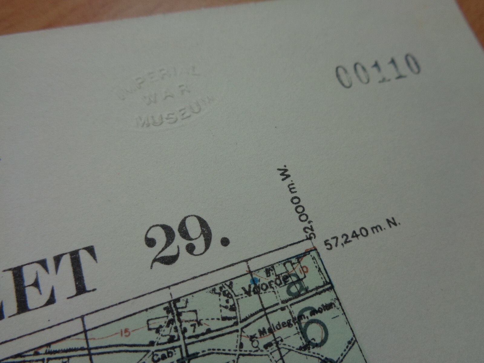 WW1 (1917) RARE British RELIEF MAP showing COURTRAI in BELGIUM - (SHEET ...