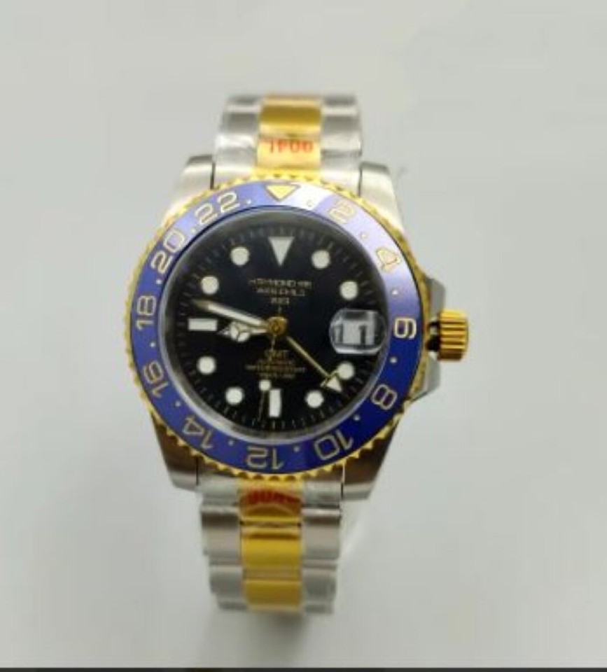 Custom 2 Tone GMT Dive Watch - Automatic Movement | eBay