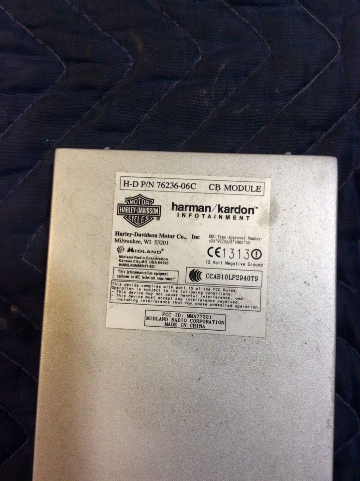 HARLEY DAVIDSON HARMON KARDON CB MODULE | eBay