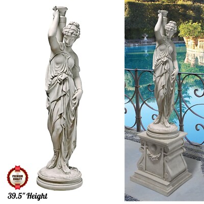 Large Elegant Dione Greek Water Goddess Statue for Garden Bathroom Pool ...
