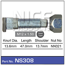 NICE PRODUCTS Stud & Nut NS308 NS308 | eBay Australia