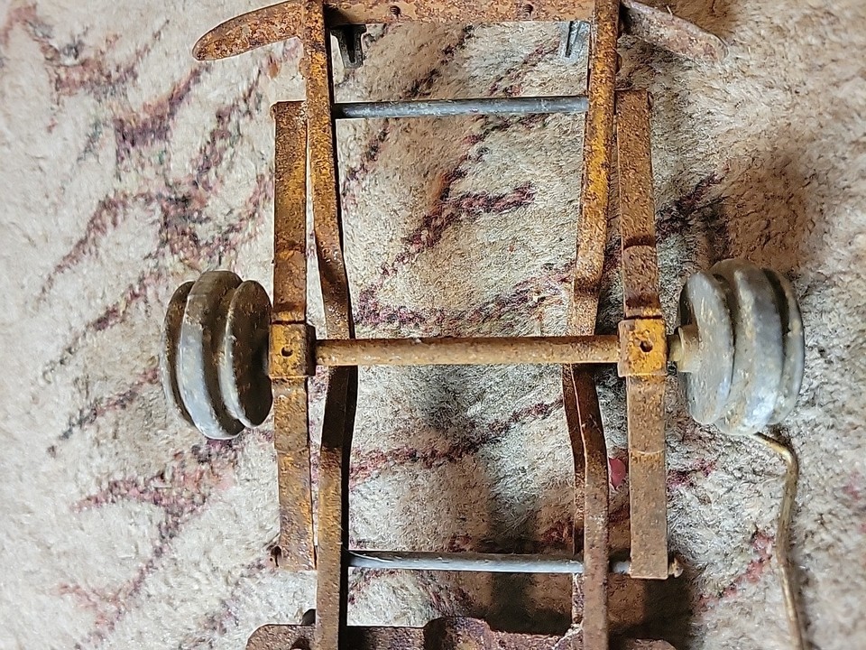 1950's Doepke Model Toys MG Roadster Chassis Frame Suspension Wheels ...