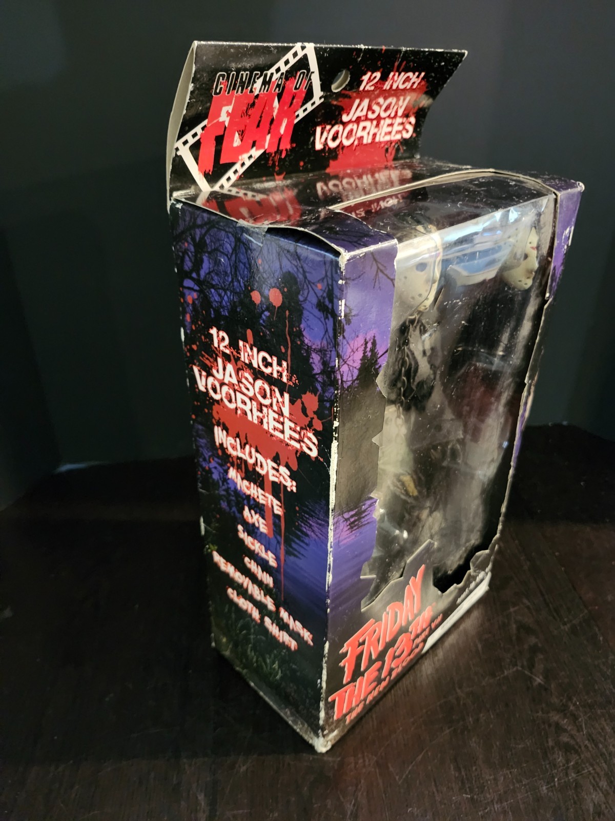 Jason Voorhees 12" Scale Cinema of Fear MEZCO TOYZ Friday 13th NEW #2 ...
