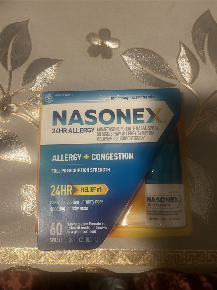 Nasonex 24Hr Allergy Nasal Spray - 60 Spray - EXP: 08-25 | eBay