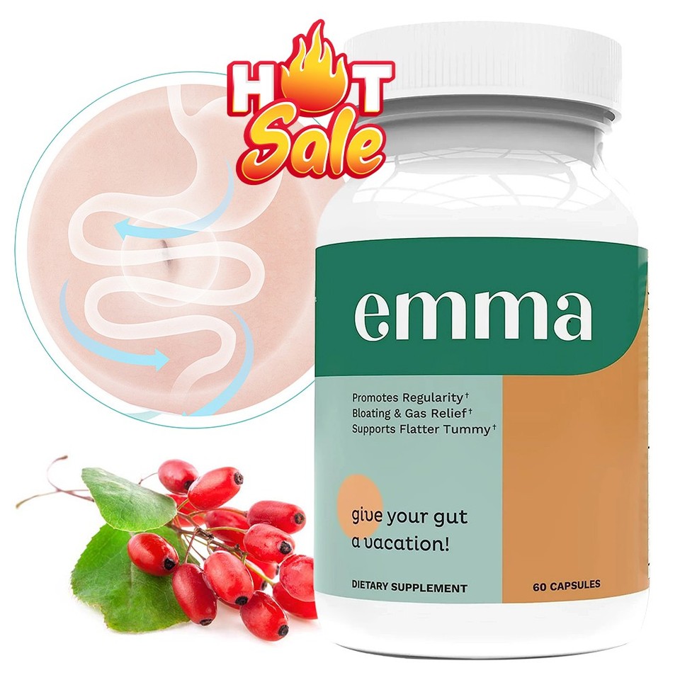 Emma Gut Health Capsules 60 Capsules - Boosts Immune Function and Gut ...
