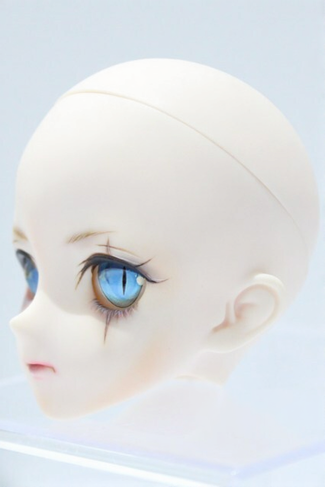 VOLKS Dollfie Dream DDH-09 Custom Make BJD Head semi White skin USED ...