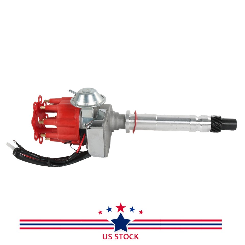 Ignition Distributor w/ Cap & Rotor For Chevy SBC BBC 283 305 327 350 ...