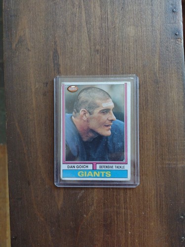 1974 Topps #102 DAN GOICH Rookie New York Giants NO CREASES dg1 | eBay