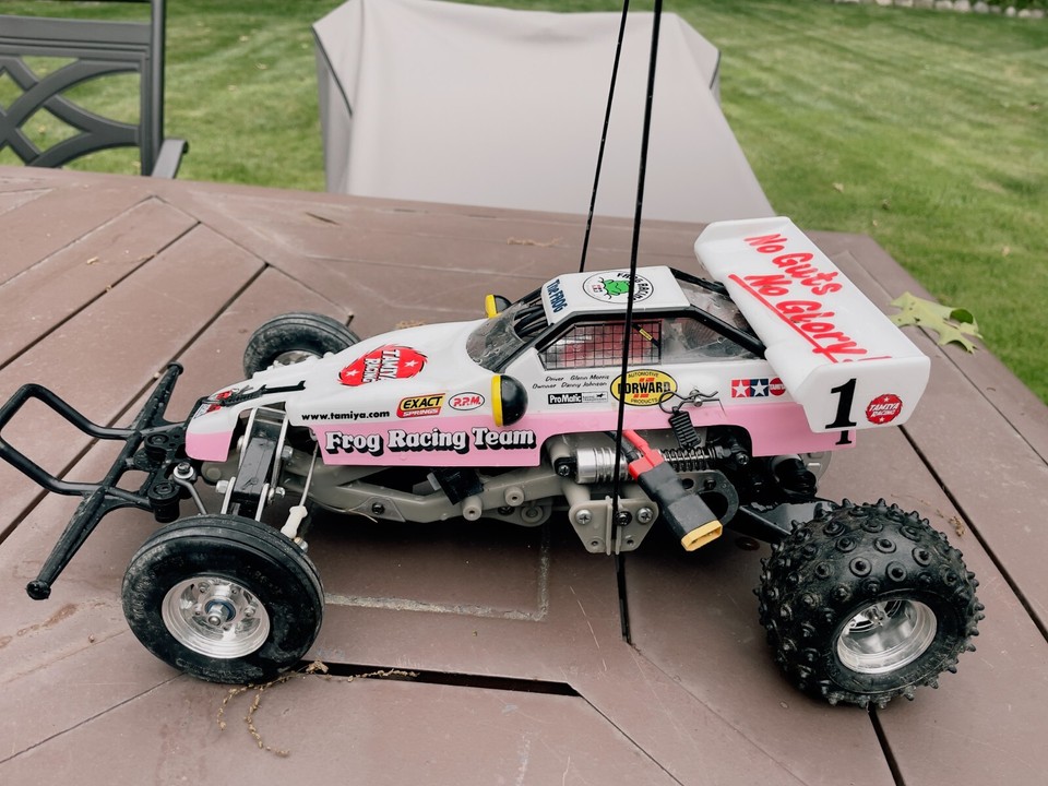 TAMIYA THE FROG RC car 3S !!! upgraded. 25 miles/ hour. See Description ...