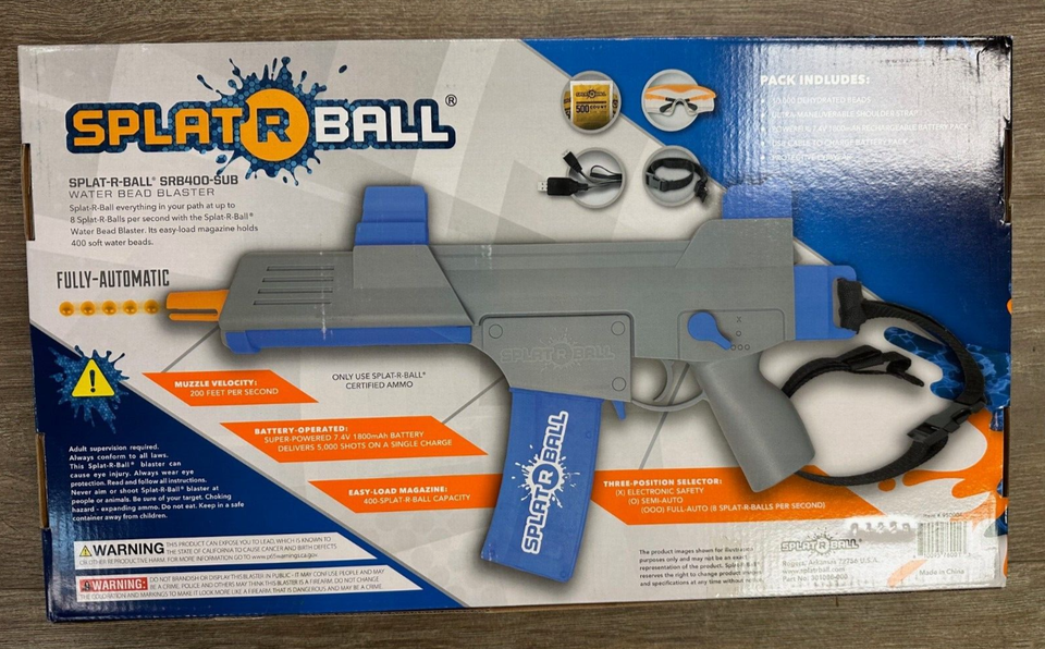 SplatRBall SRB400-SUB Water Gel Ball Blaster - 950004 810095760013 | eBay