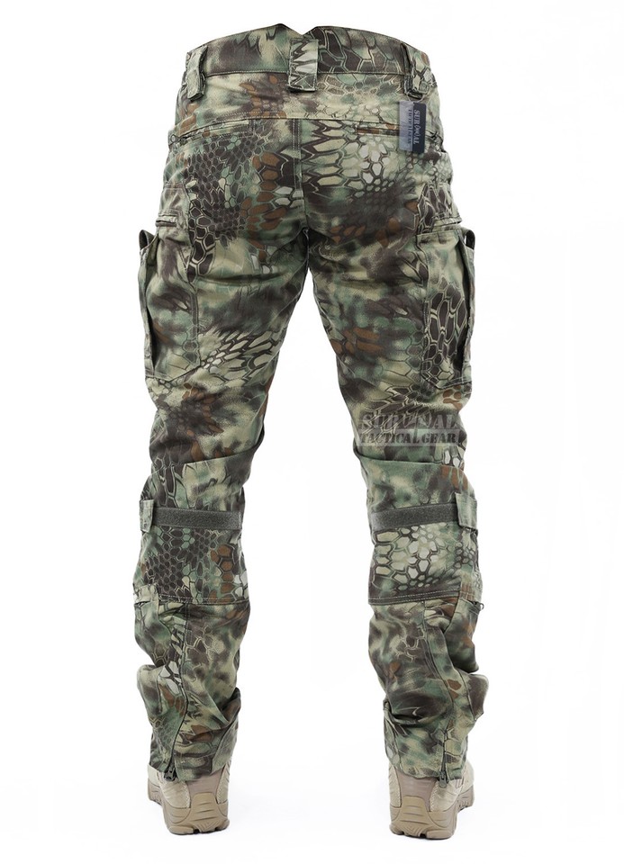 Mens Tactical Pants Military BDU Paintball Airsoft Survival Gear Combat ...
